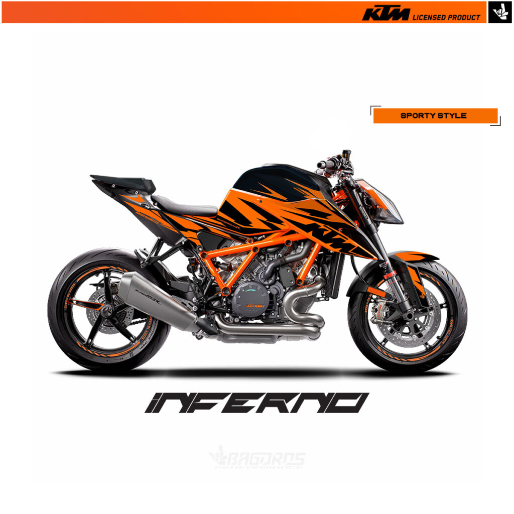 Sticker Kit - KTM Super Duke 1290 2020+ | INFERNO